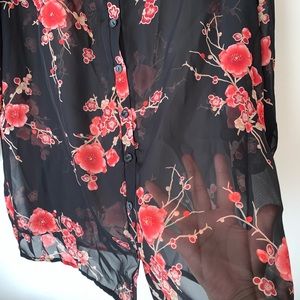 PerSeption Concept | Tops | Perseption Concept Sheet Floral Blouse 34 ...